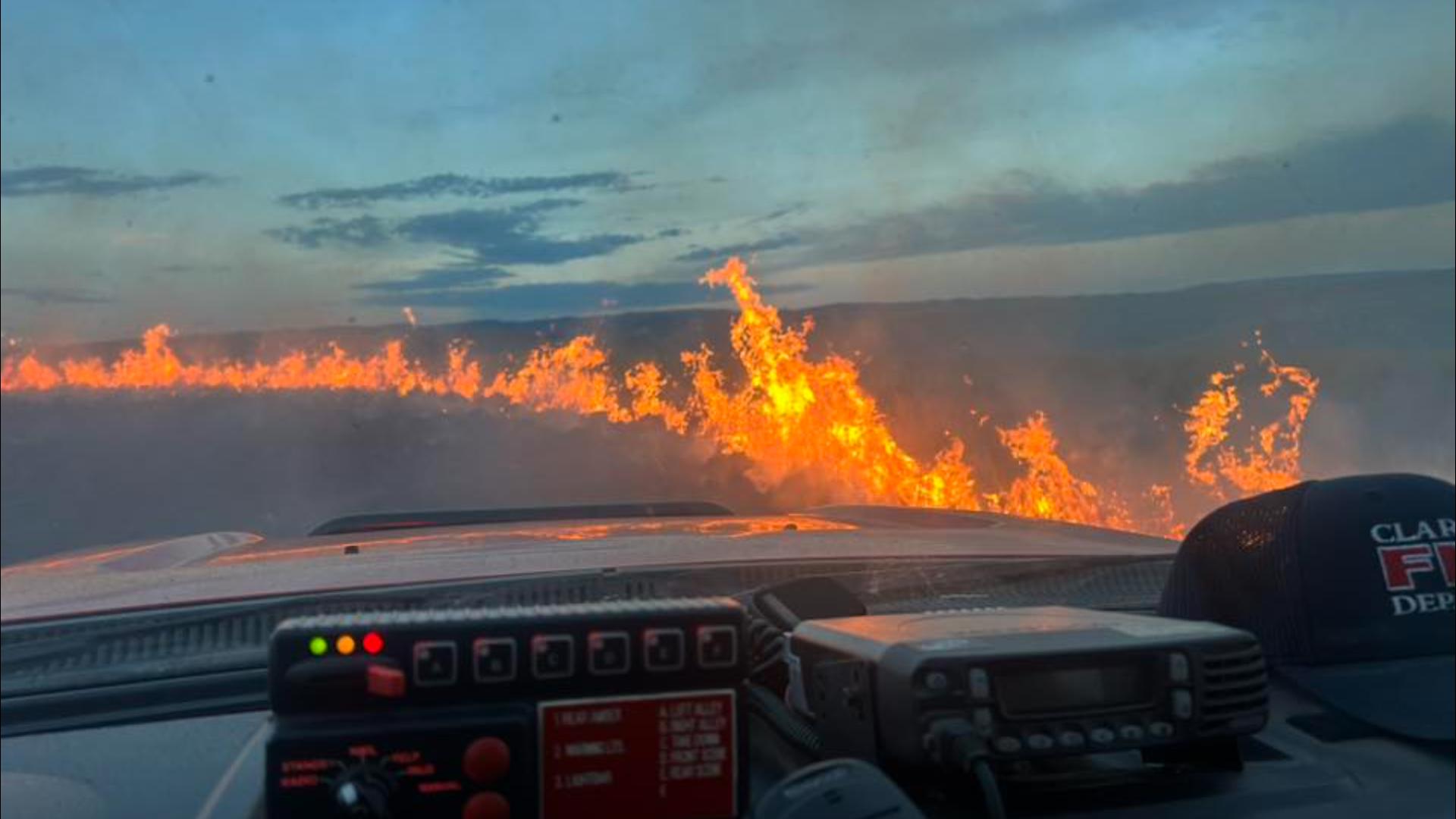 Growing 200-acre wildfire in Garfield County prompts state fire mobilization | krem.com