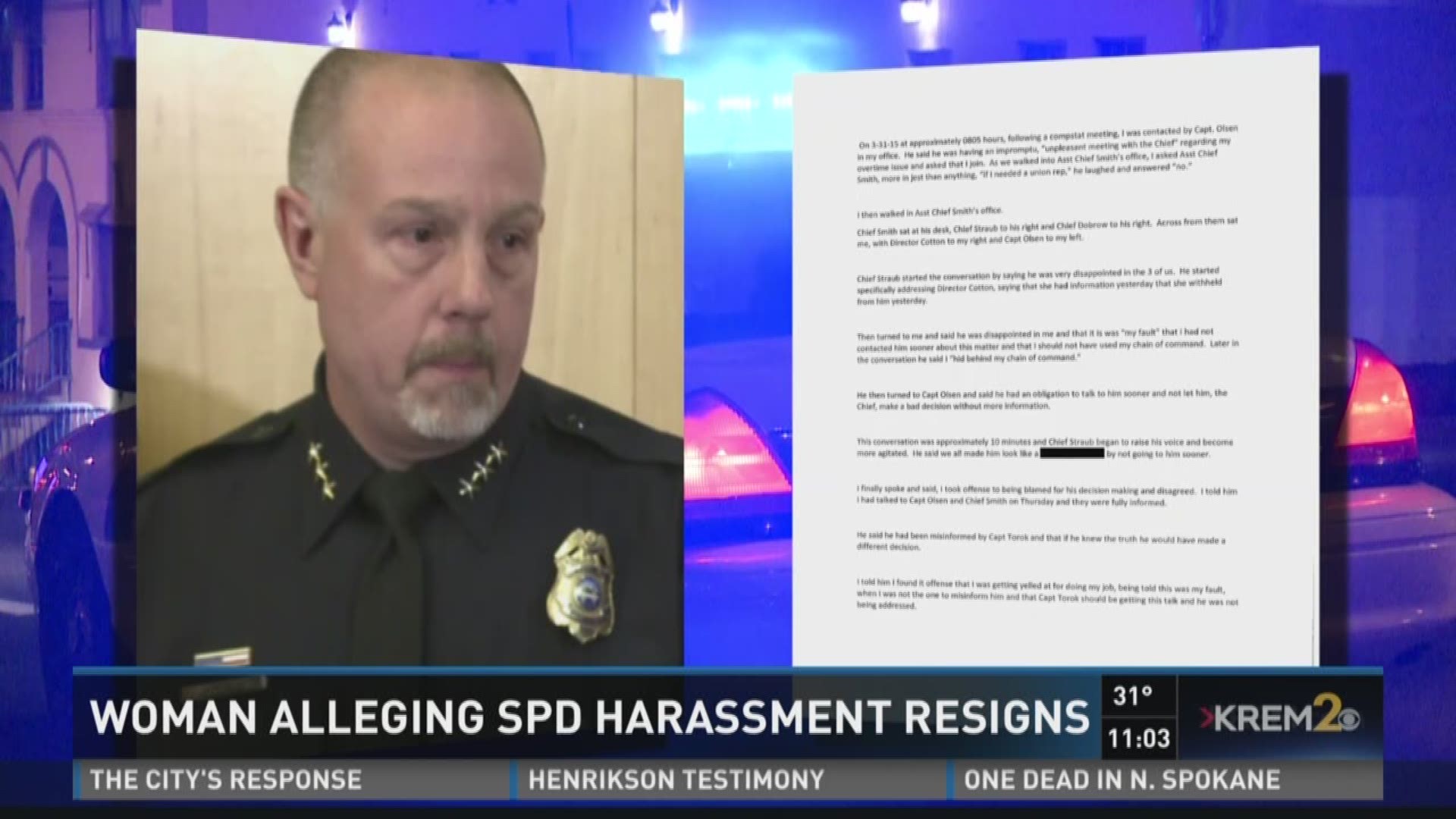 SPD Officers' notes detail Frank Straub mess | krem.com