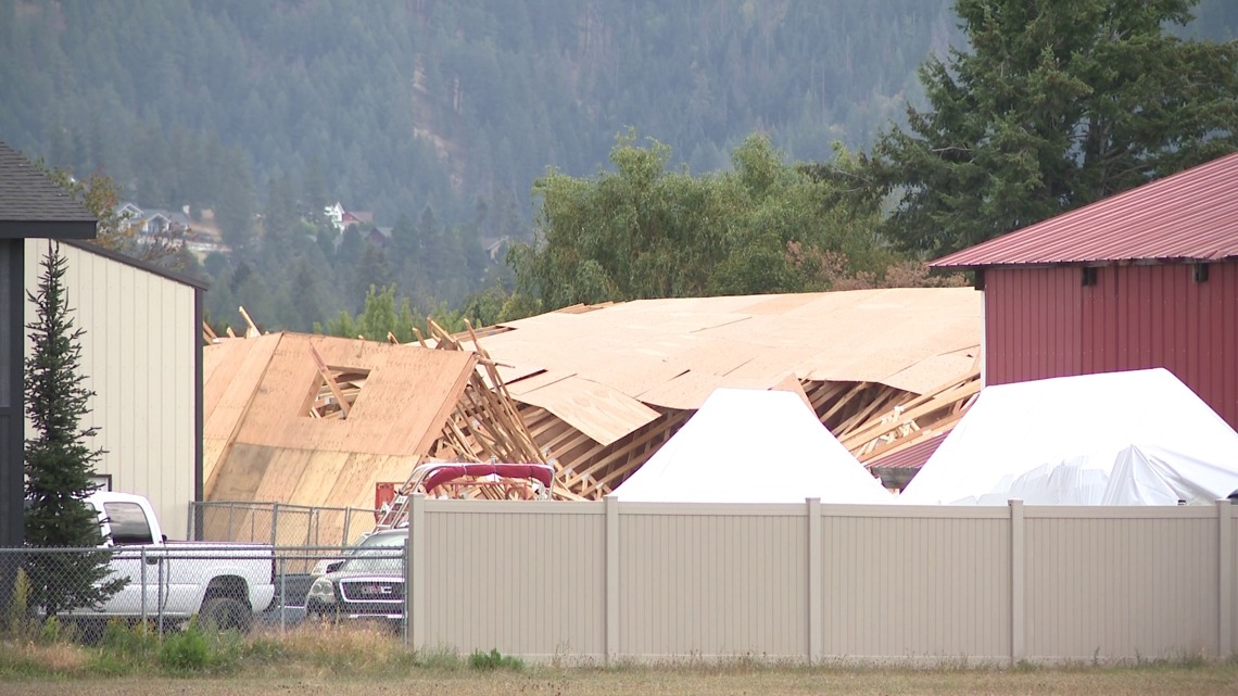 None injured in Hayden building collapse | krem.com