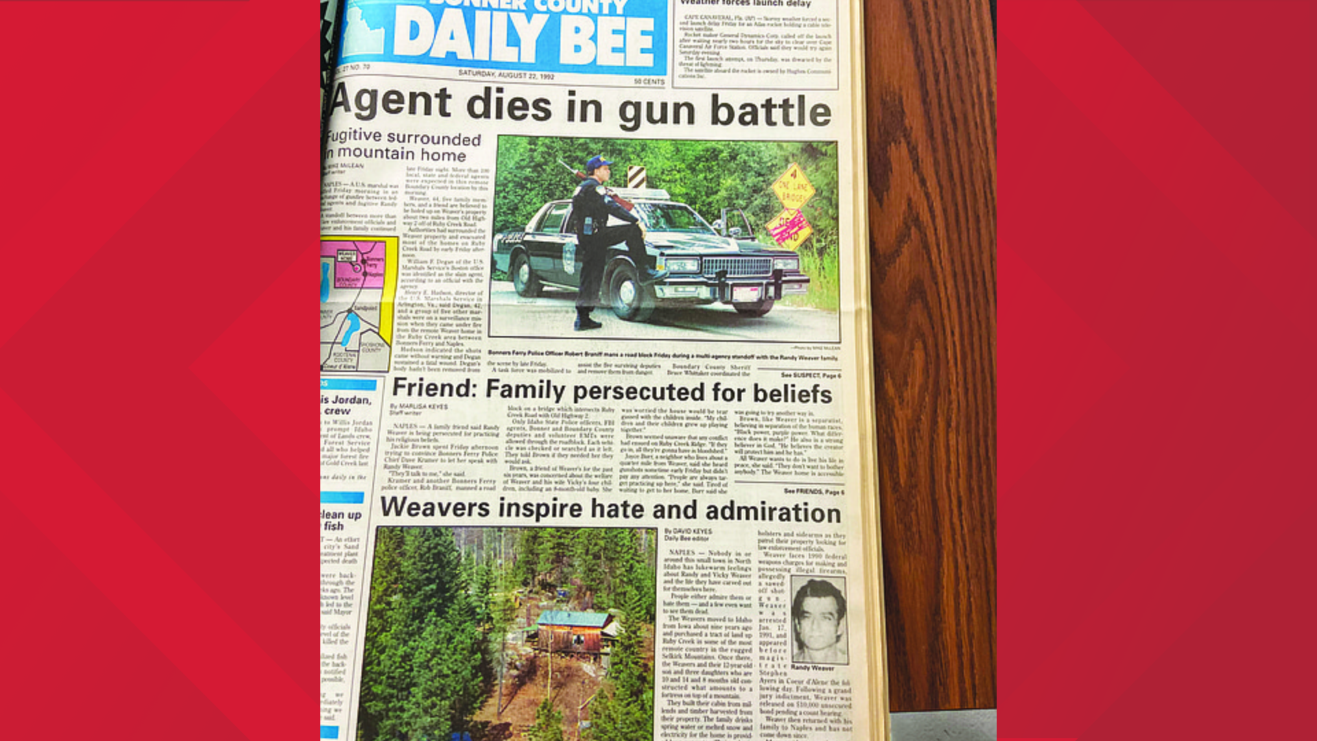 Looking back on the Ruby Ridge standoff 30 years later | krem.com