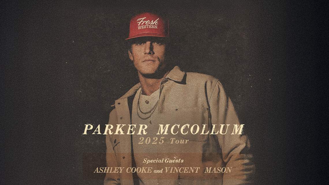 Win tickets to Parker McCollum 2025 Tour with special guests Ashley Cooke and Vincent Mason ...