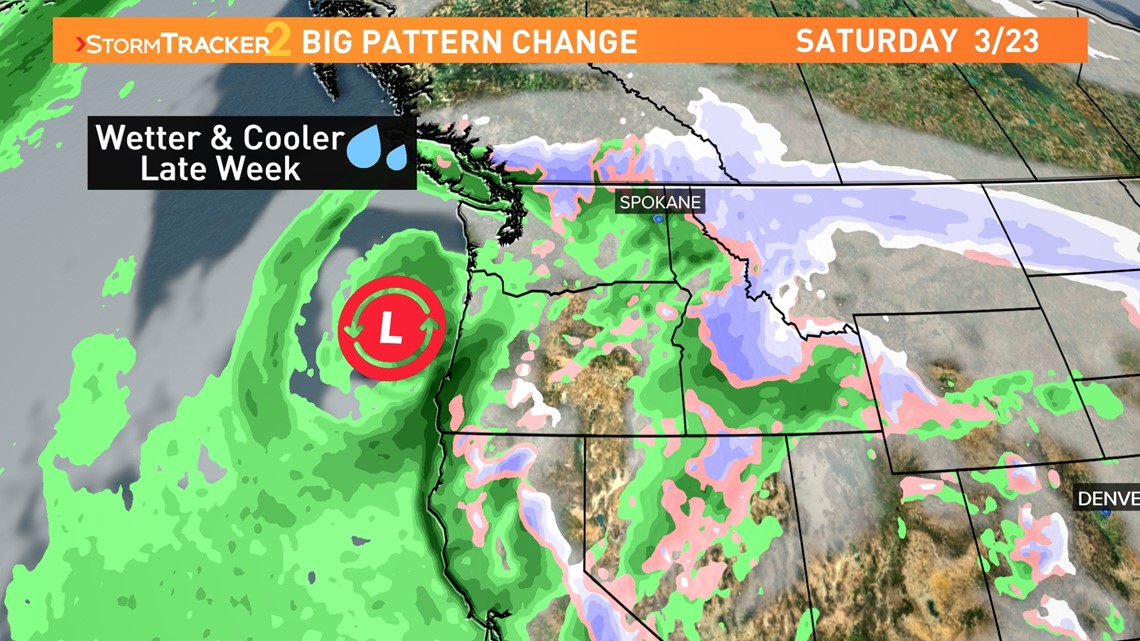 Big cool down this weekend in Spokane with rain and possible snow ...