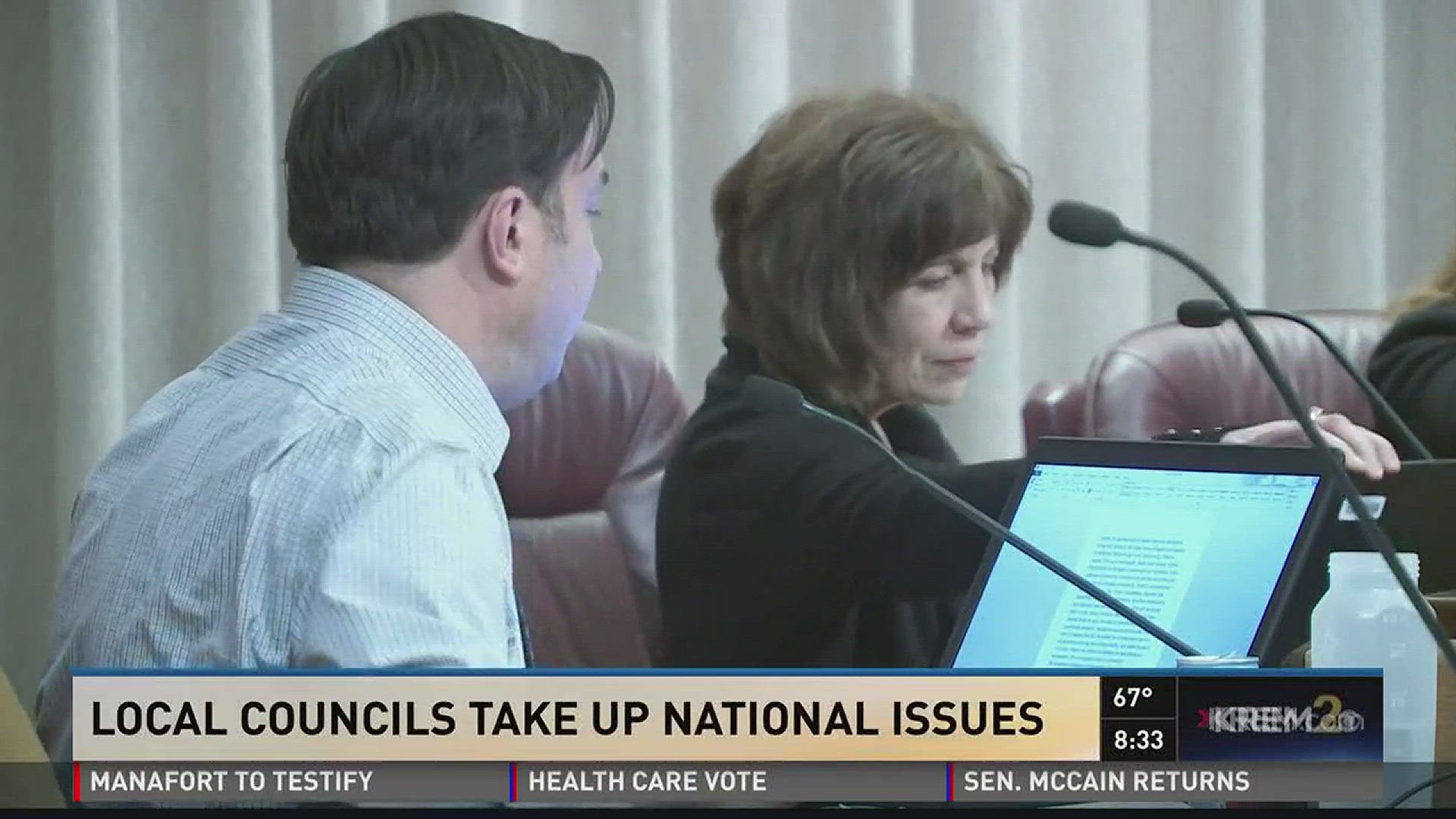 Local city councils make their voices heard on national issues | krem.com