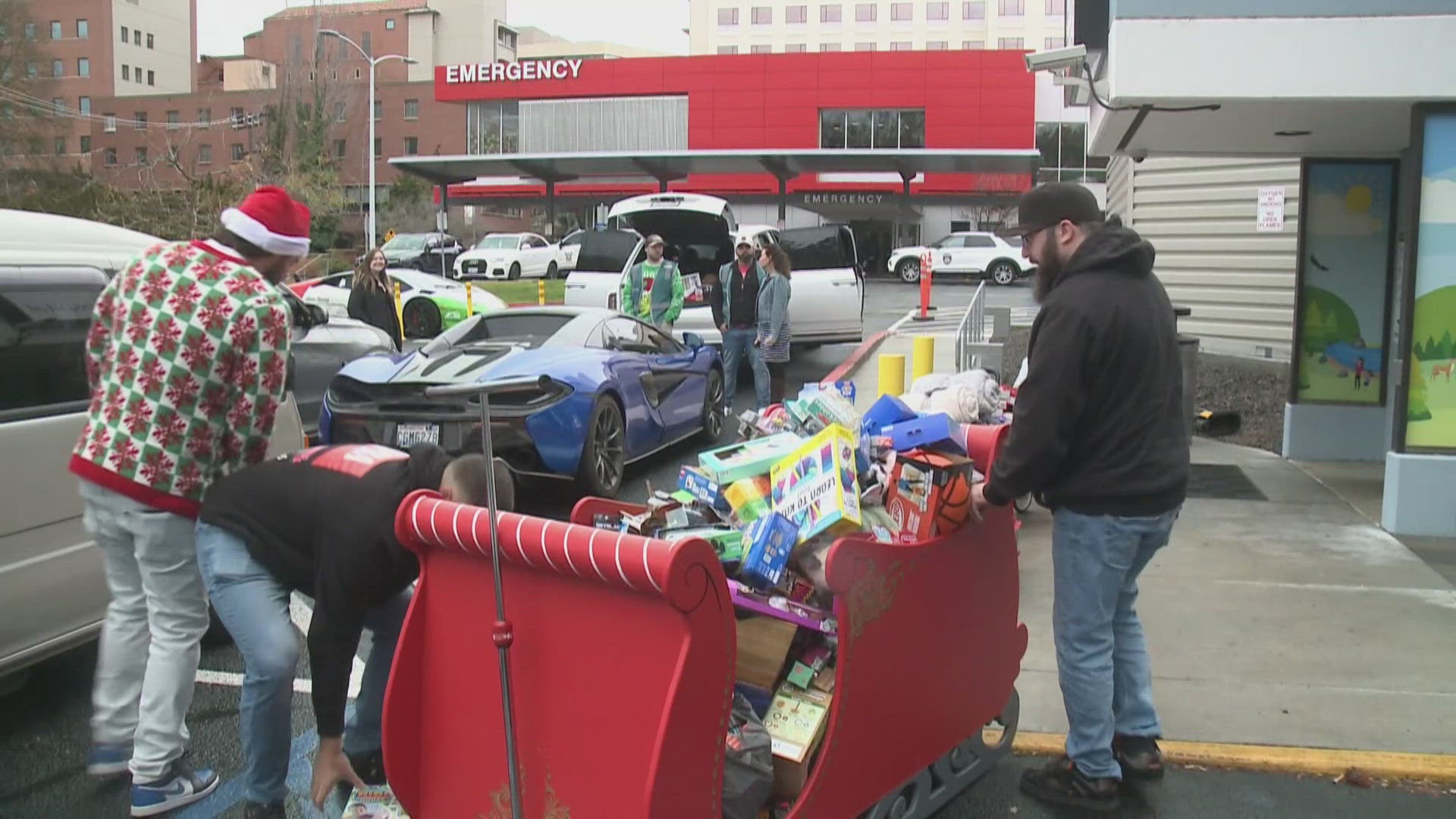 Hurricane Motor Sports donates toys to Sacred Heart Children's Hospital ...