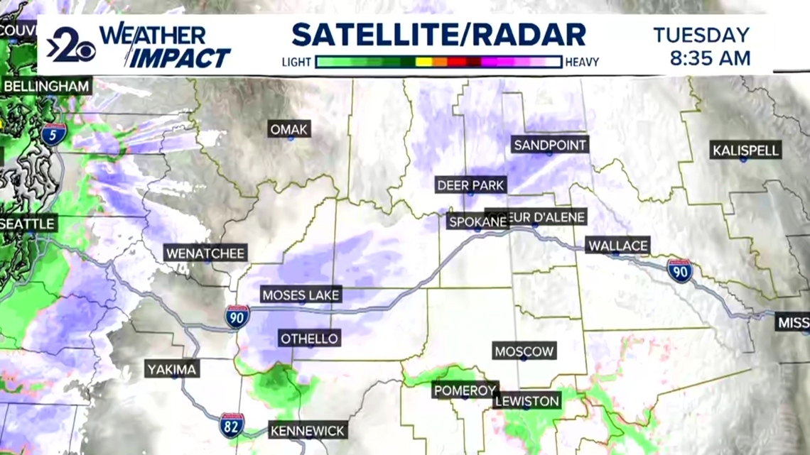 Weather Impact Alert January 6: Live Satellite Radar | krem.com