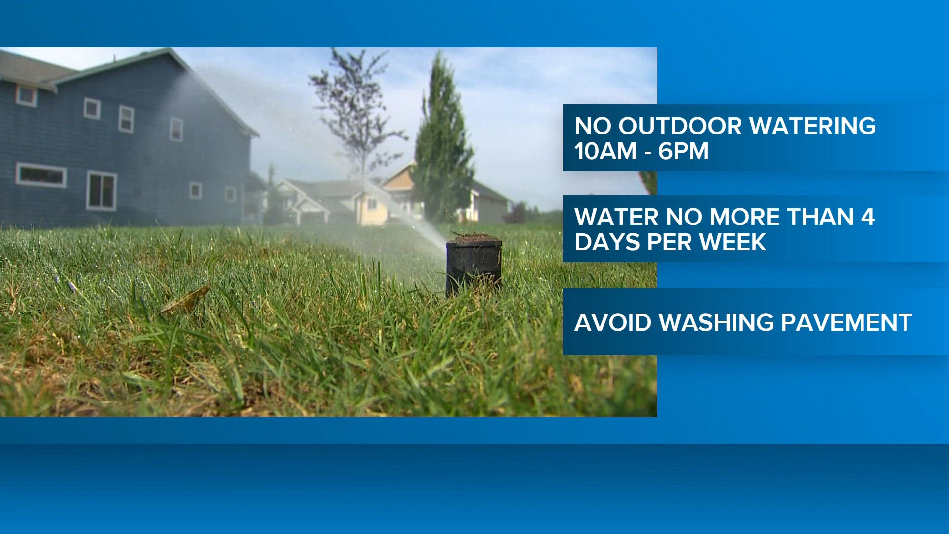 2026 Spokane water restrictions go into effect | krem.com