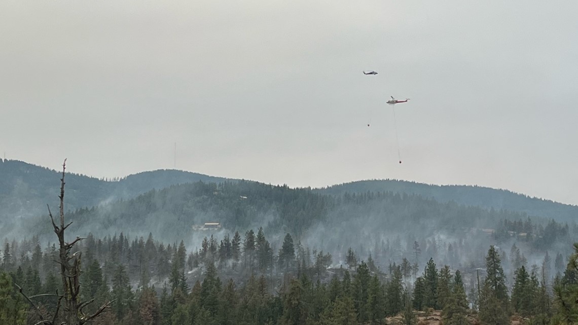 Parkway Fire | All evacuation levels dropped on Sunday | krem.com