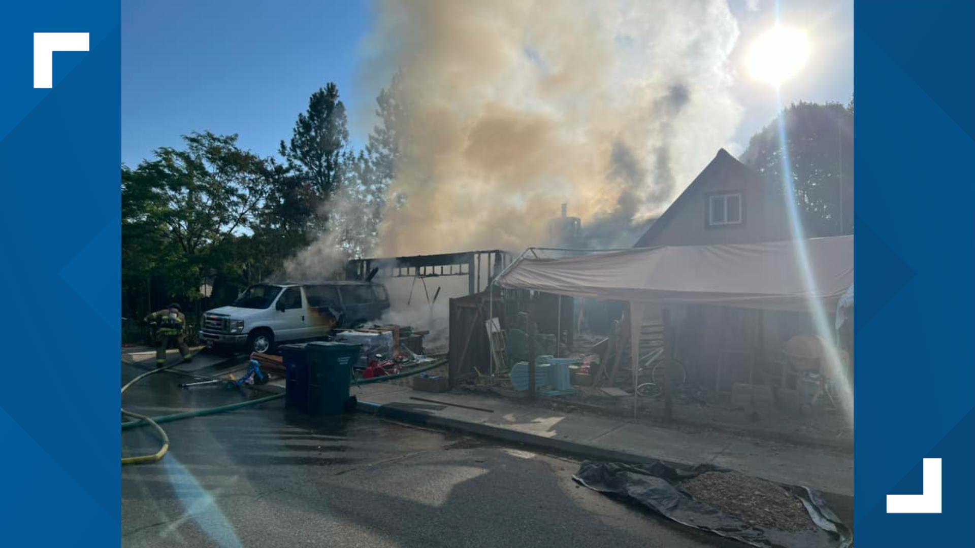 Post Falls house fire displaces mother and nine kids | krem.com
