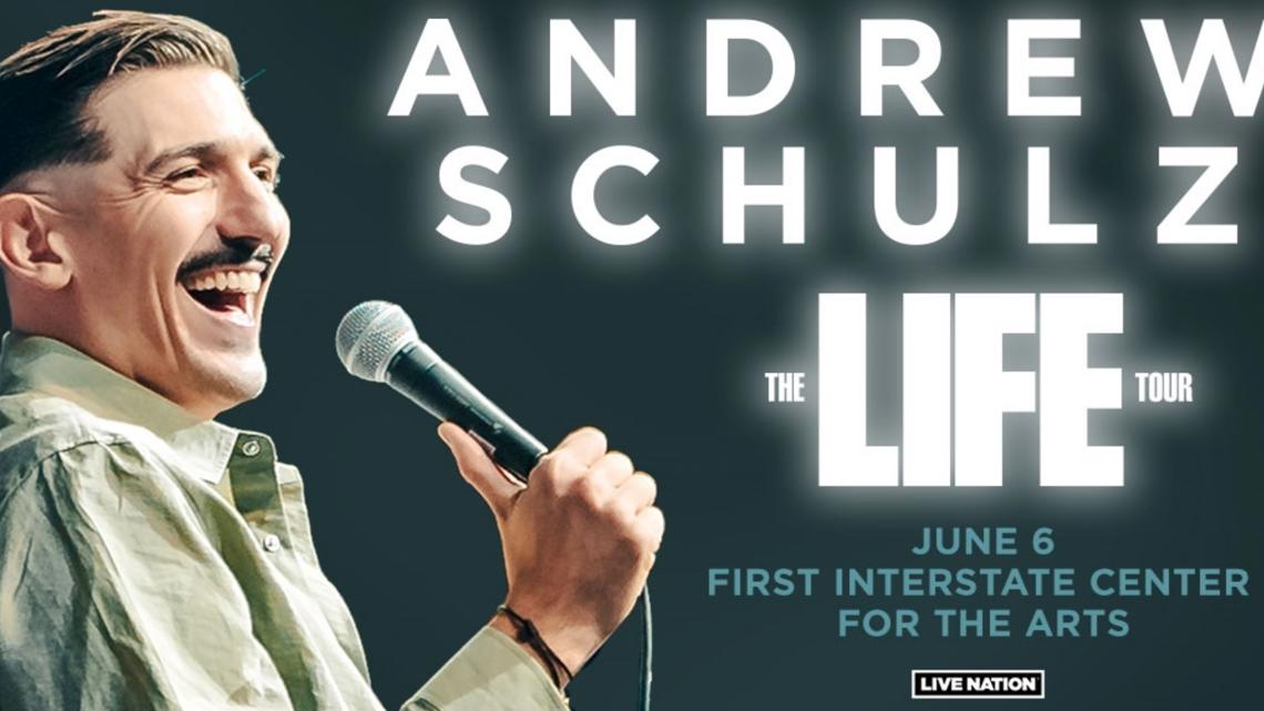 Comedian Andrew Schulz performing in Spokane on June 2024 | krem.com