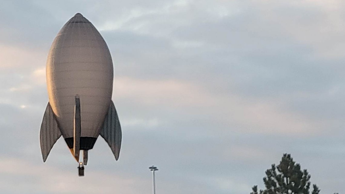 Flying object over Spokane Valley is hot air balloon | krem.com