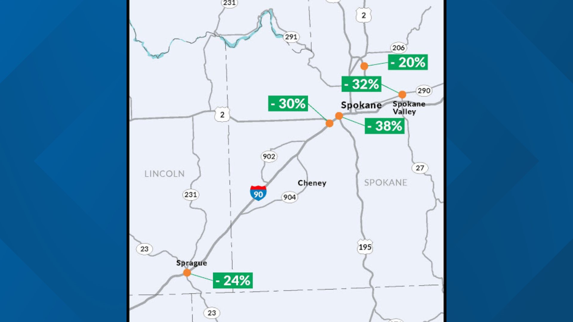 Here's how the Stay at Home Order is impacting traffic in Spokane ...
