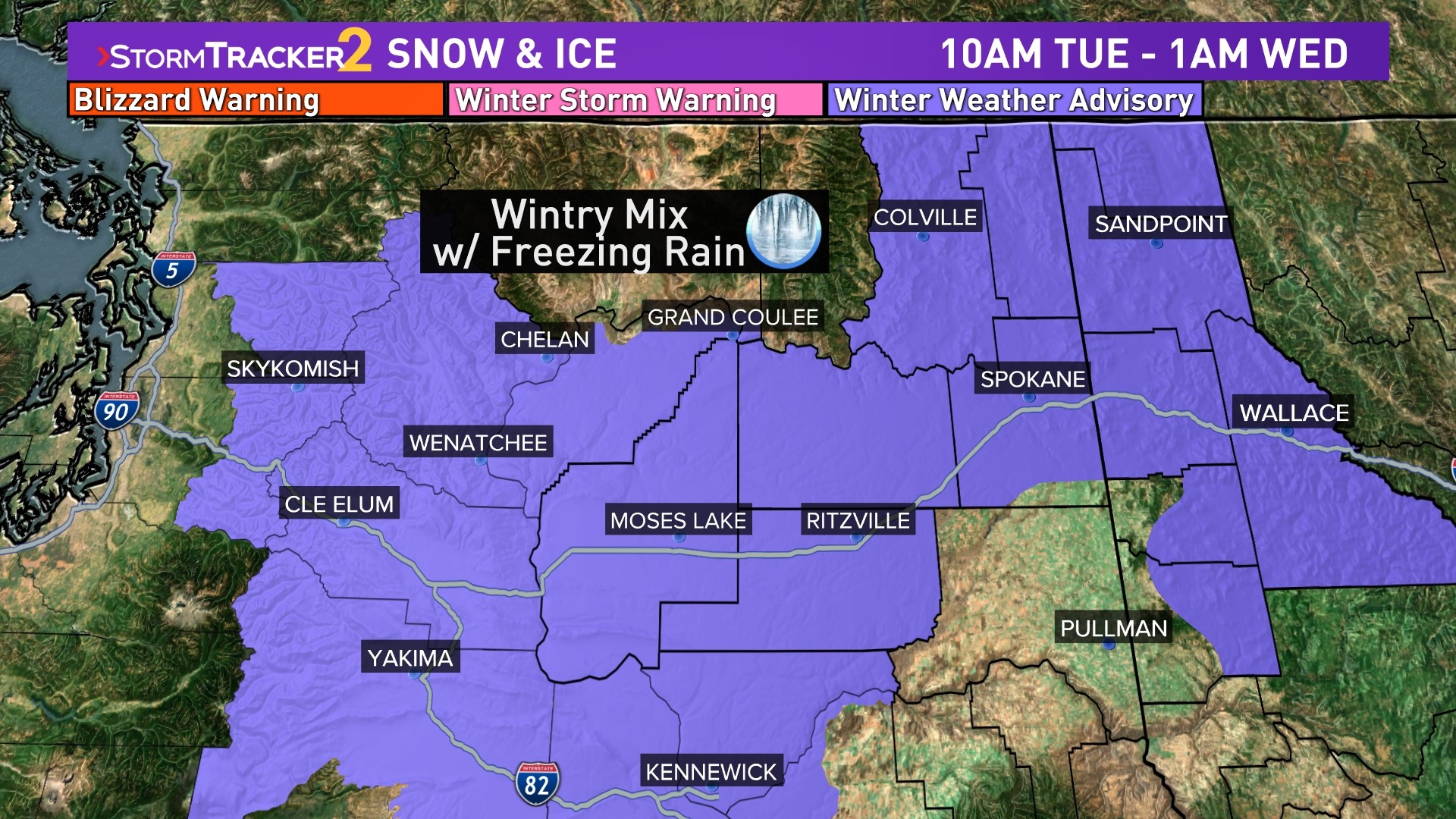 Eastern Washington winter weather forecast | krem.com
