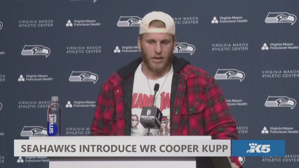 Seattle Seahawks introduce new wide receiver Cooper Kupp | krem.com