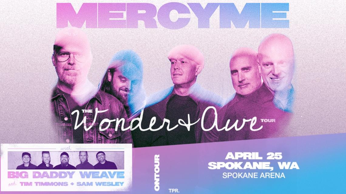MercyMe bringing 'Wonder + Awe' Tour to Spokane in spring 2026 | krem.com