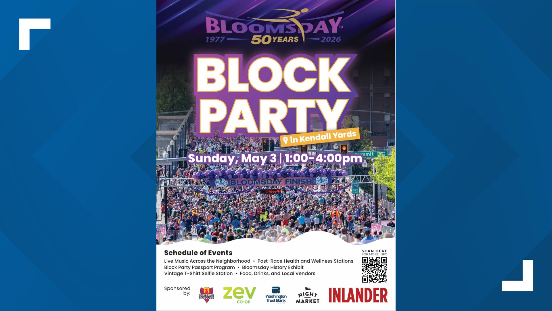 Bloomsday's 50th Running Block Party set for May 3 in Kendall Yards ...