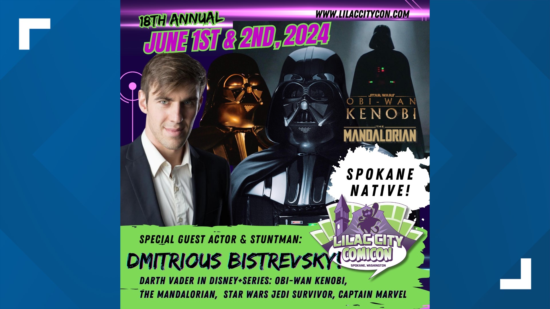 Visit Darth Vader at the Lilac City Comicon | krem.com