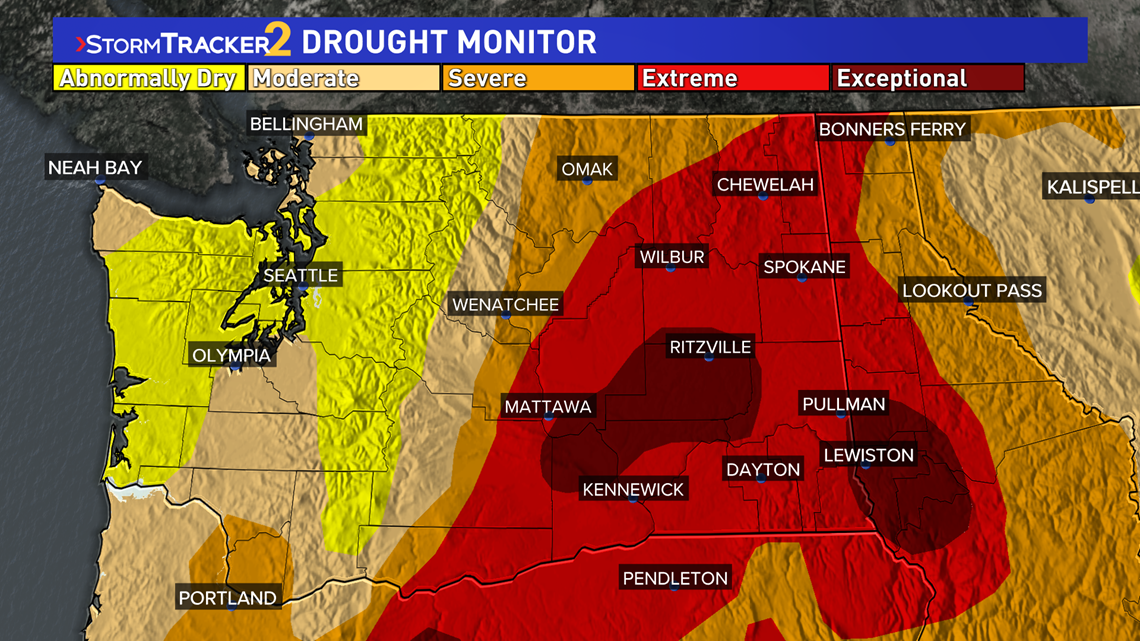Current Washington drought most severe on record | krem.com
