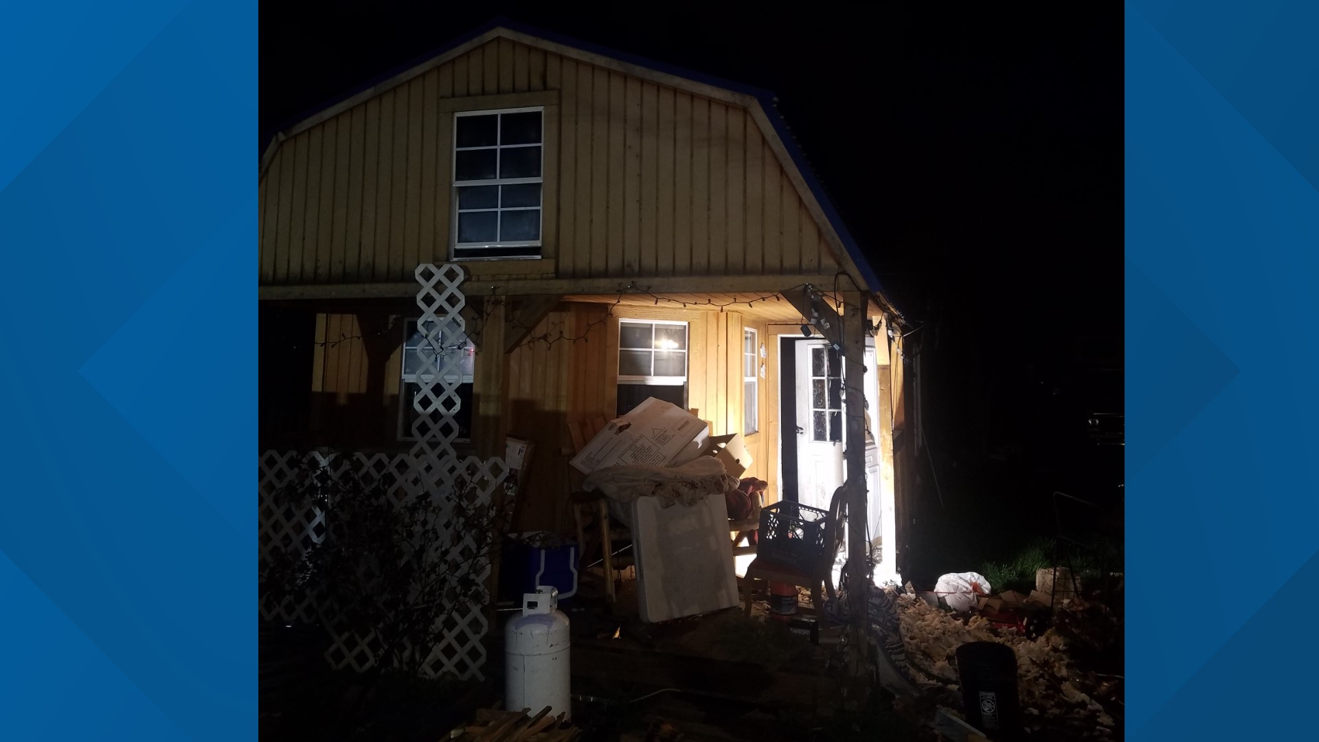 Fire in Spokane Valley tiny home | krem.com