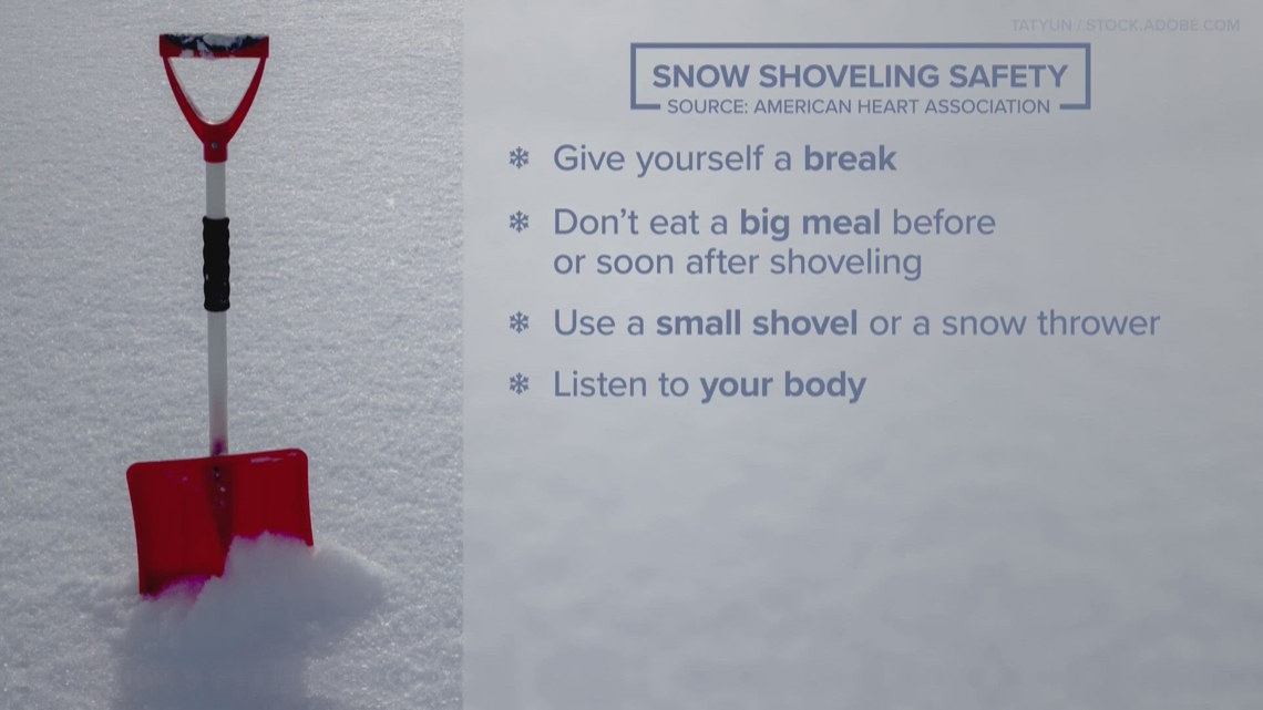 What to know about snow shoveling safety | krem.com