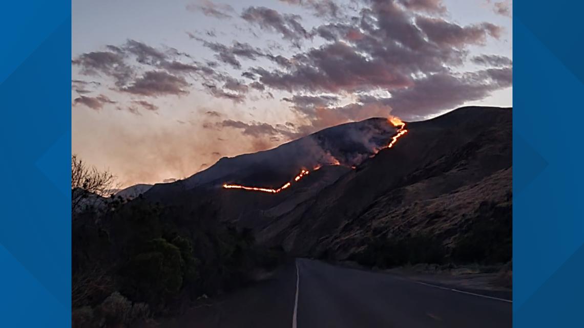 Firefighters are at the scene of a wildland fire in Whitman County ...