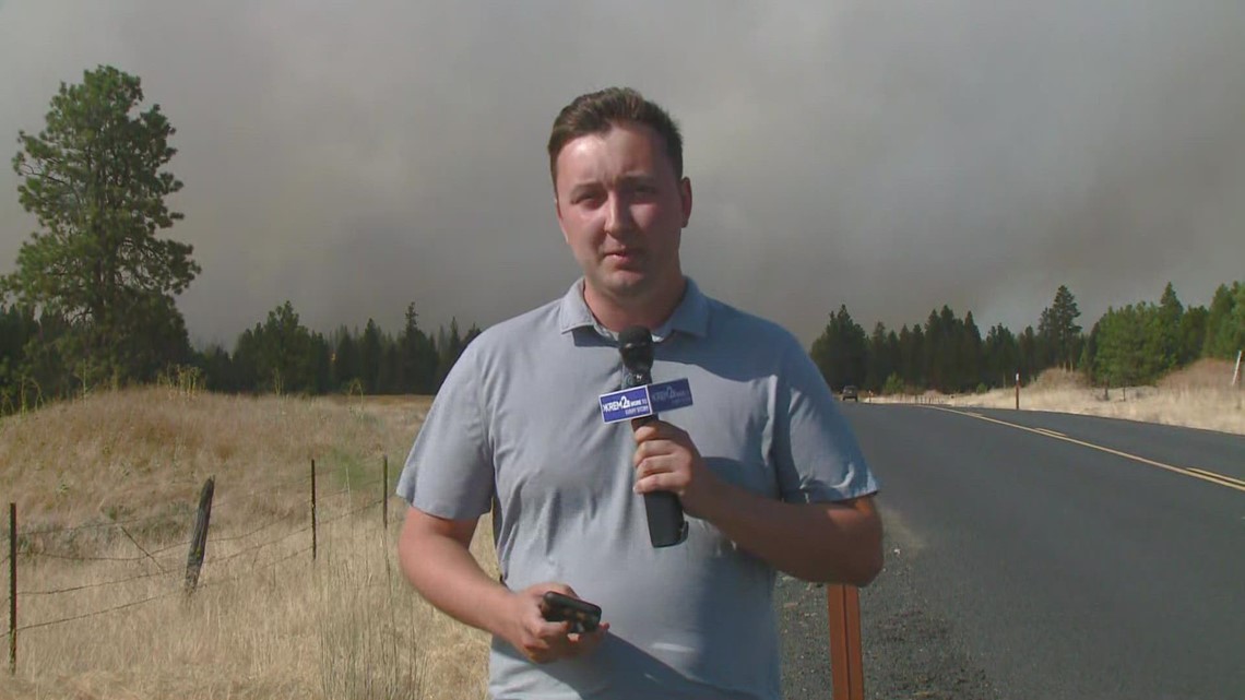 Live look at fire near Williams Lake in Cheney; level 3 evacuations ...