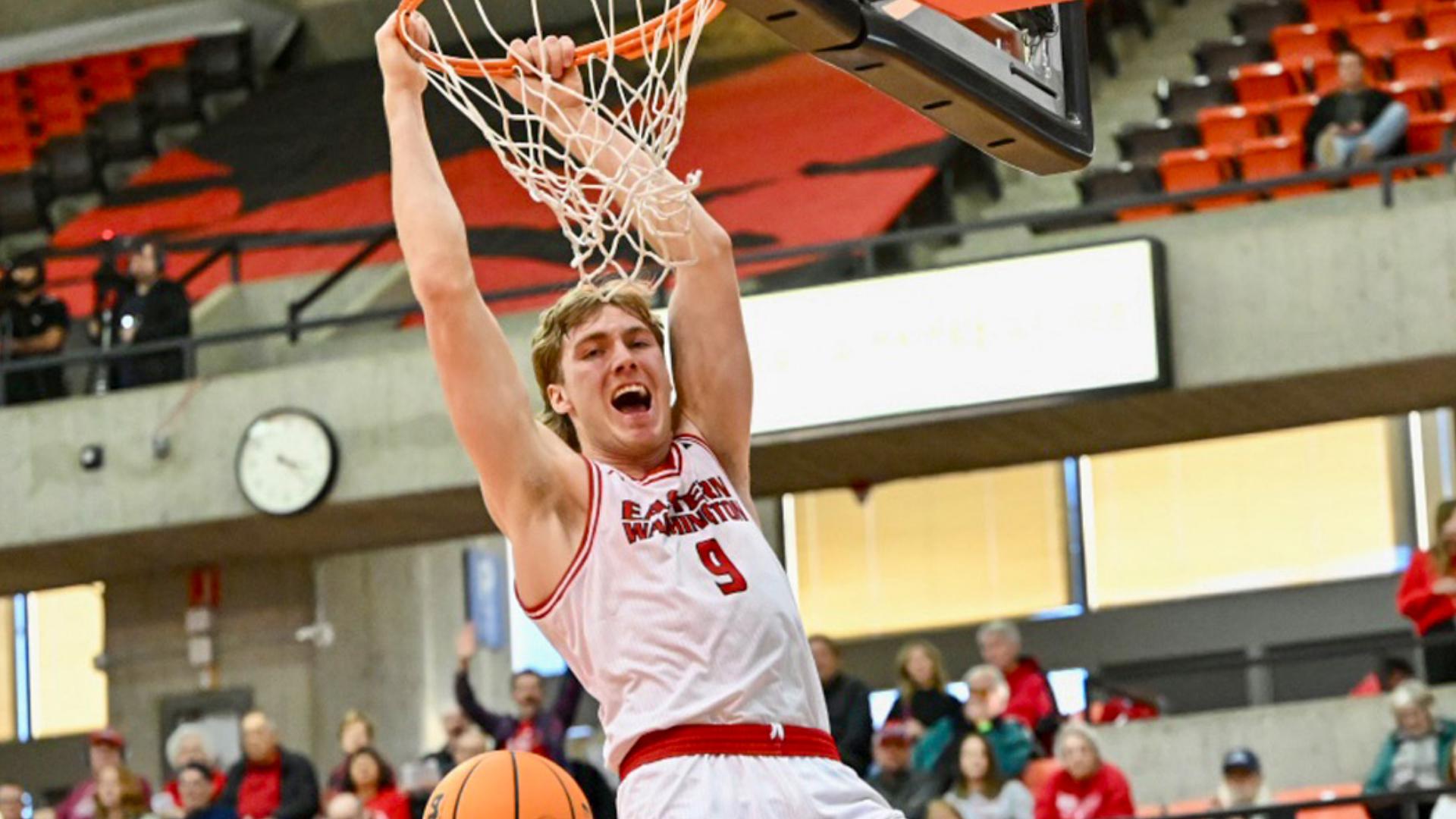 Cook's 27 lead Eastern Washington over Weber State 72-49 | krem.com