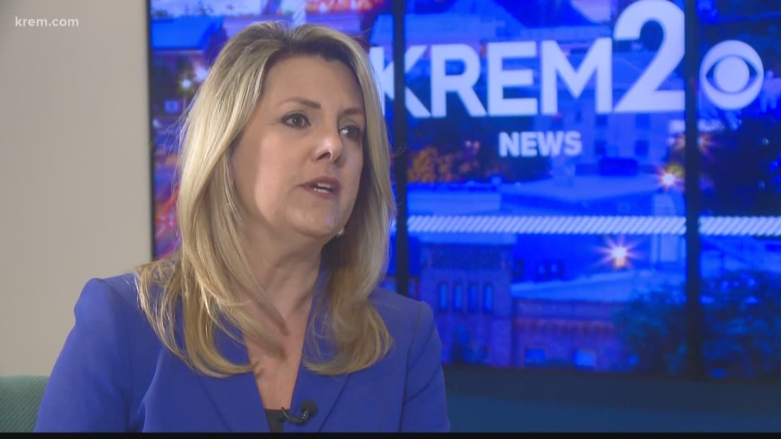 Spokane mayoral candidate Nadine Woodward discusses platform in sit ...