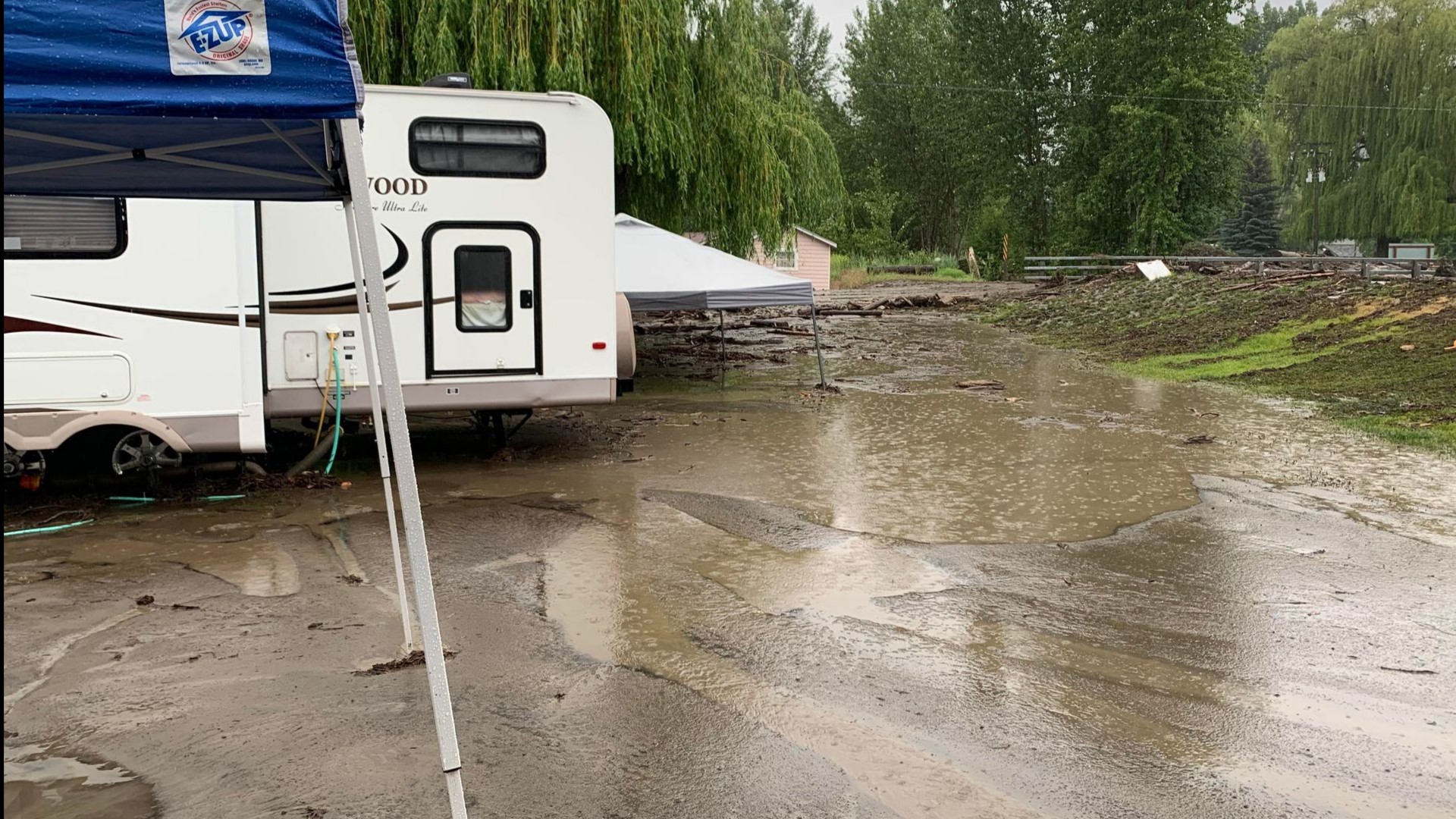 Road into Conconully reopens after heavy flooding | krem.com