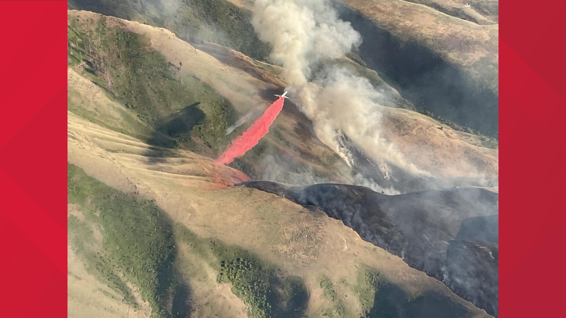 Billy Creek Fire continues to grow near Idaho/Washington border | krem.com