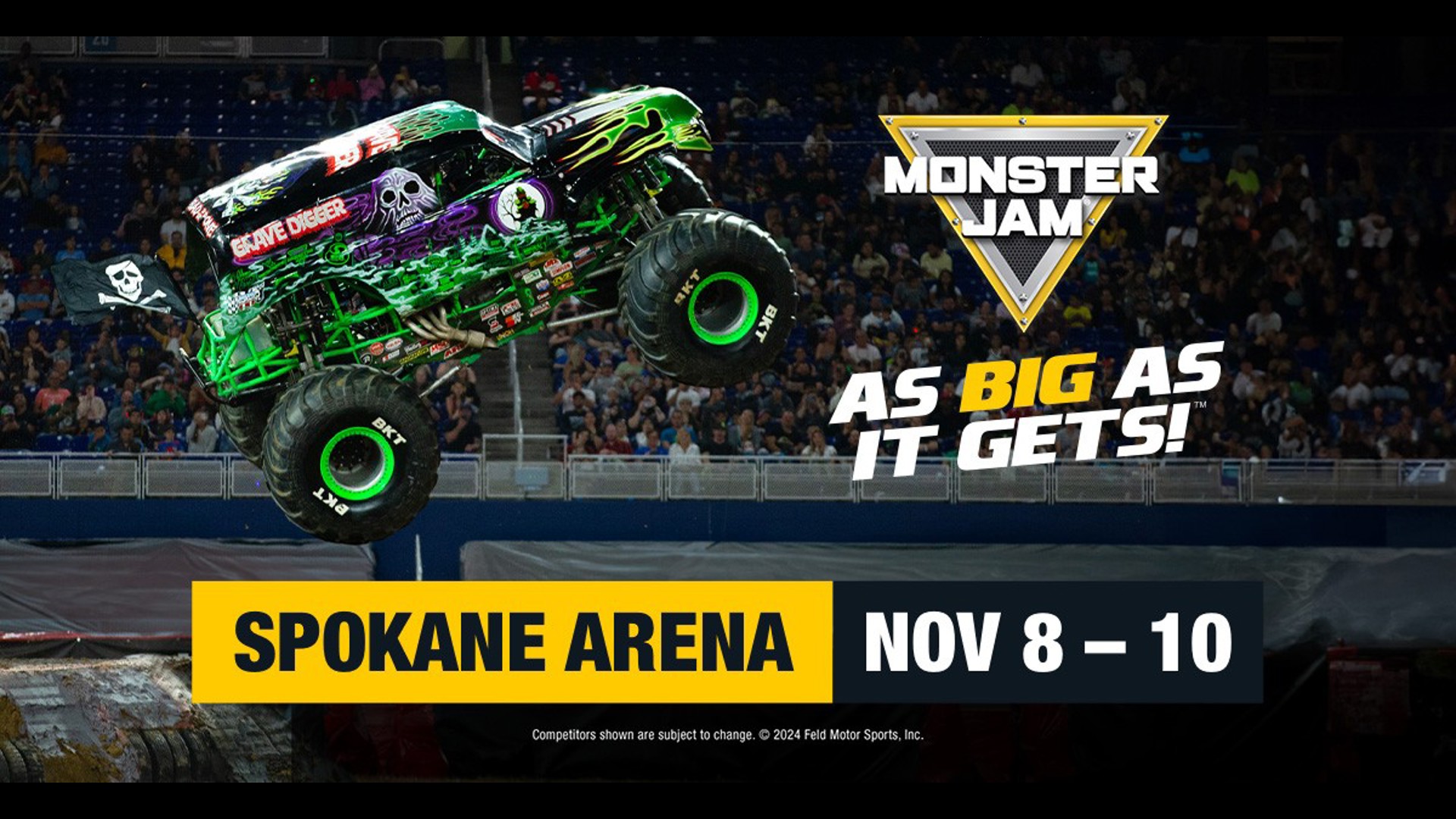 Monster Jam is coming to Spokane Arena in November | krem.com