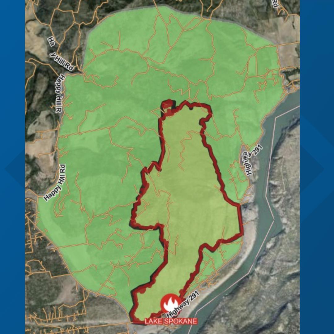 Evacuations in place for large fire near Red Lake | krem.com