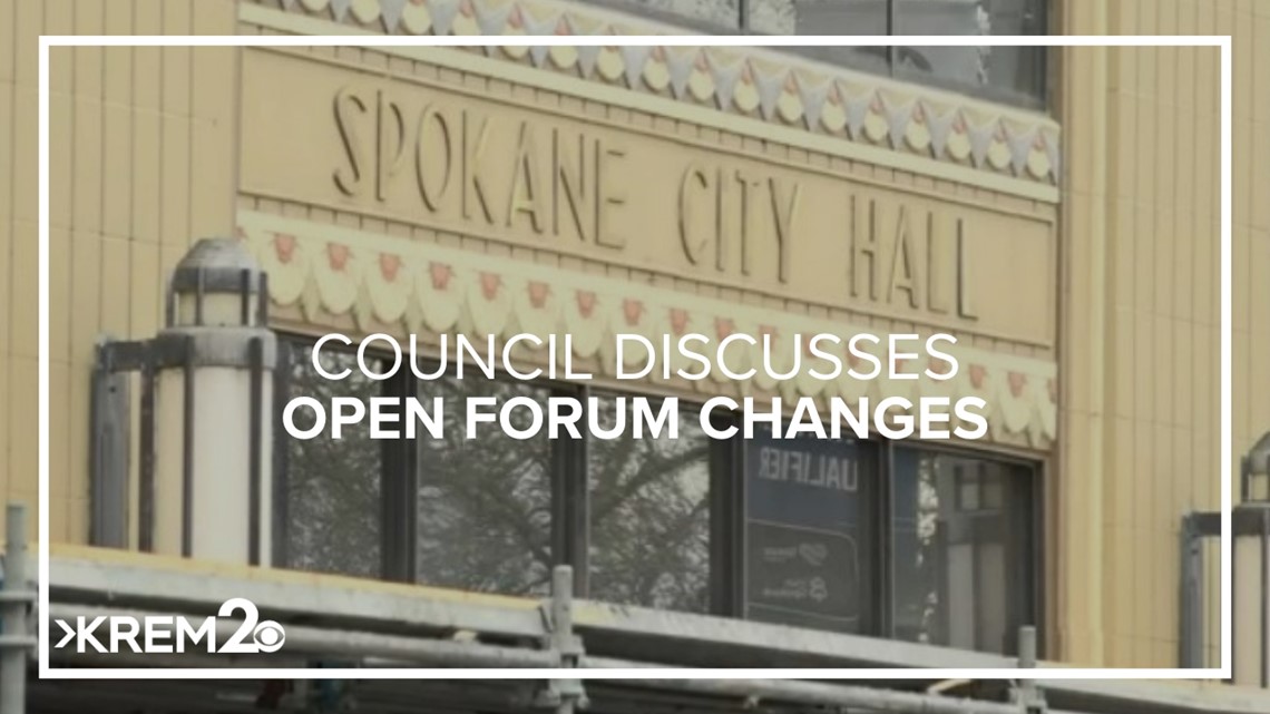 Spokane City Council proposes new changes to open forum rules | krem.com
