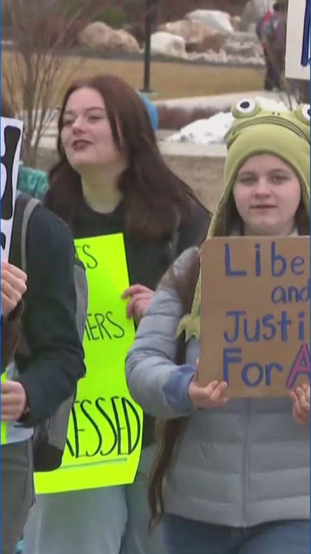 Spokane Valley, Liberty Lake high school students walk out to protest ...