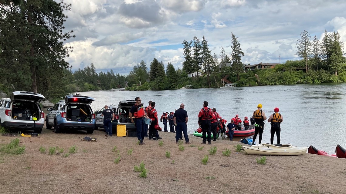 Recovery efforts continue for missing swimmer in Spokane River | krem.com