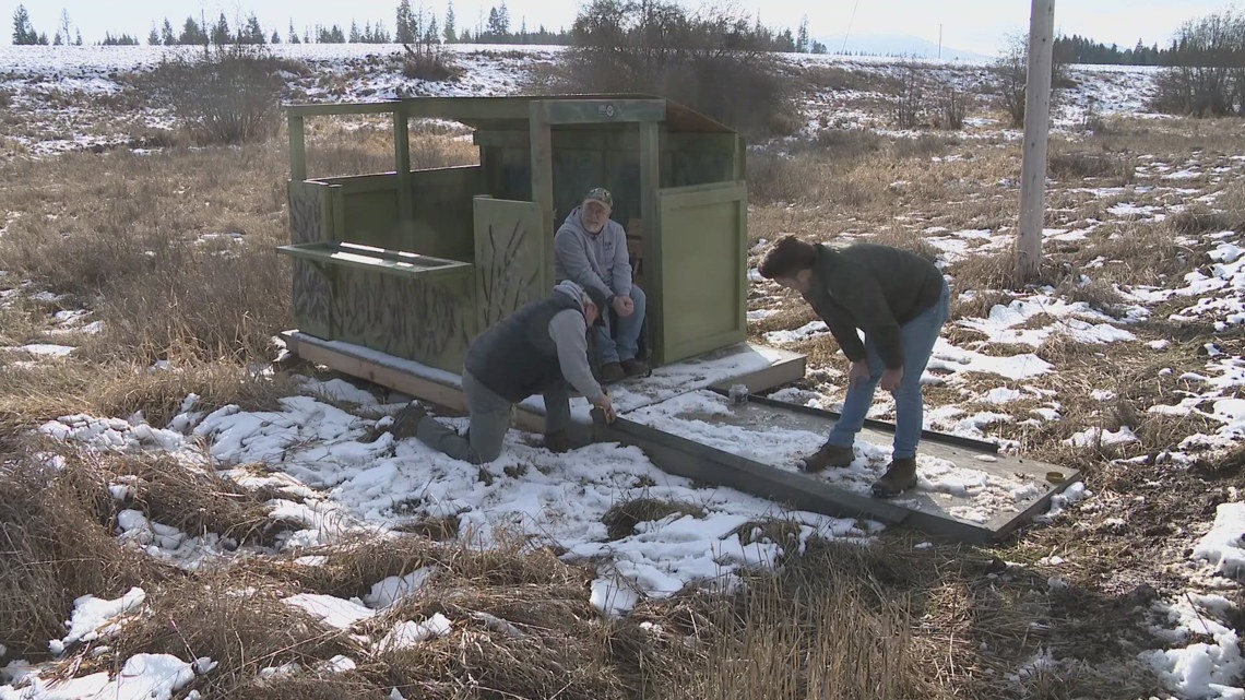 Spokane County locals build ADA-accessible waterfowl blind in Eastern ...