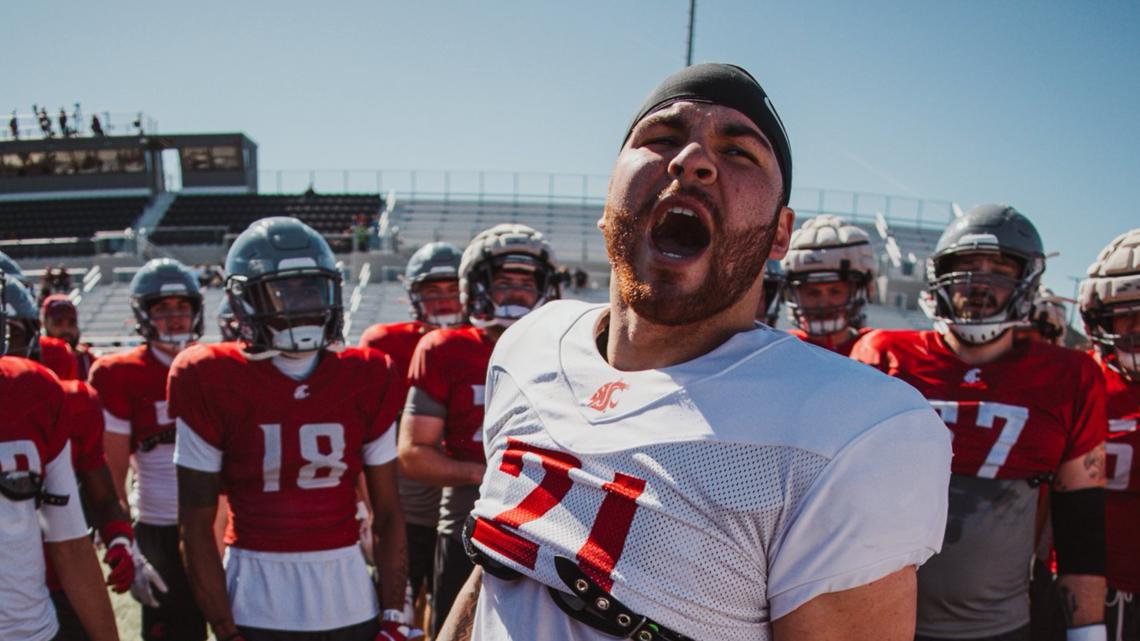 Washington State football holds practice in Spokane | krem.com
