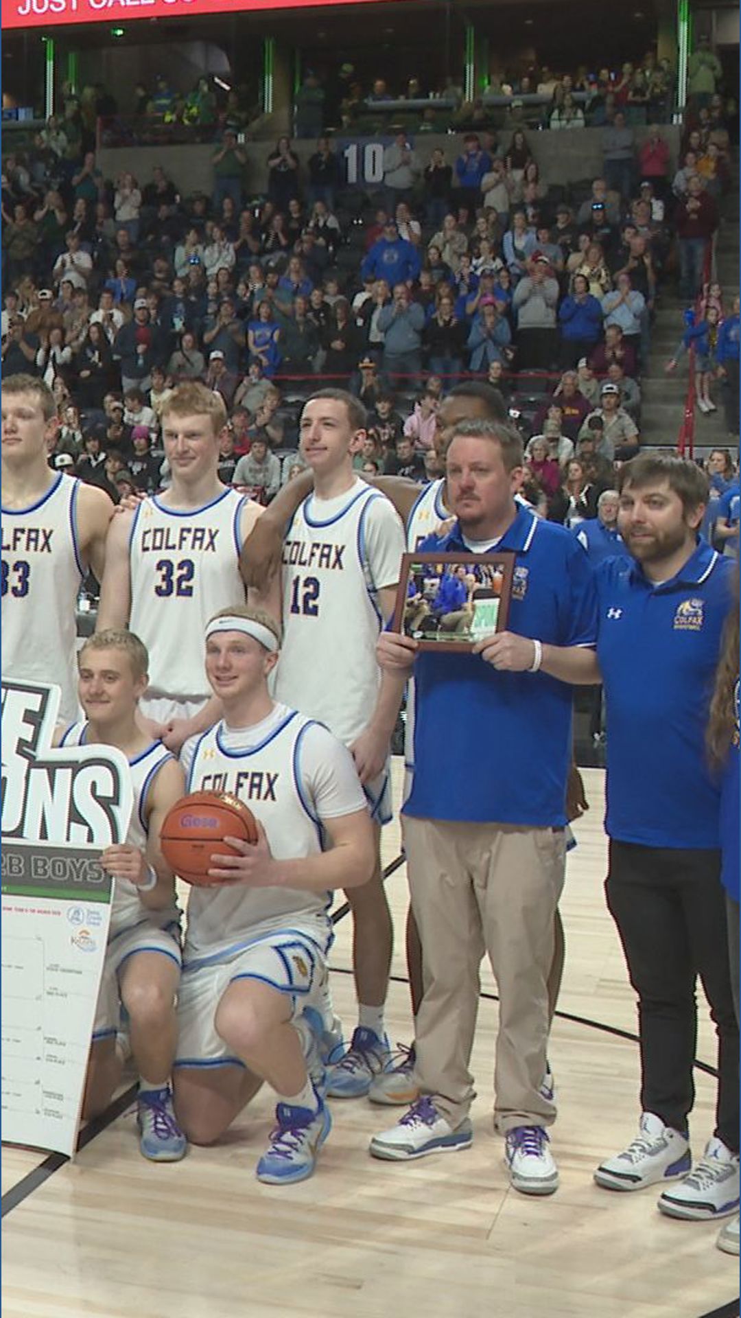 Colfax boys cap undefeated season with second state championship in ...