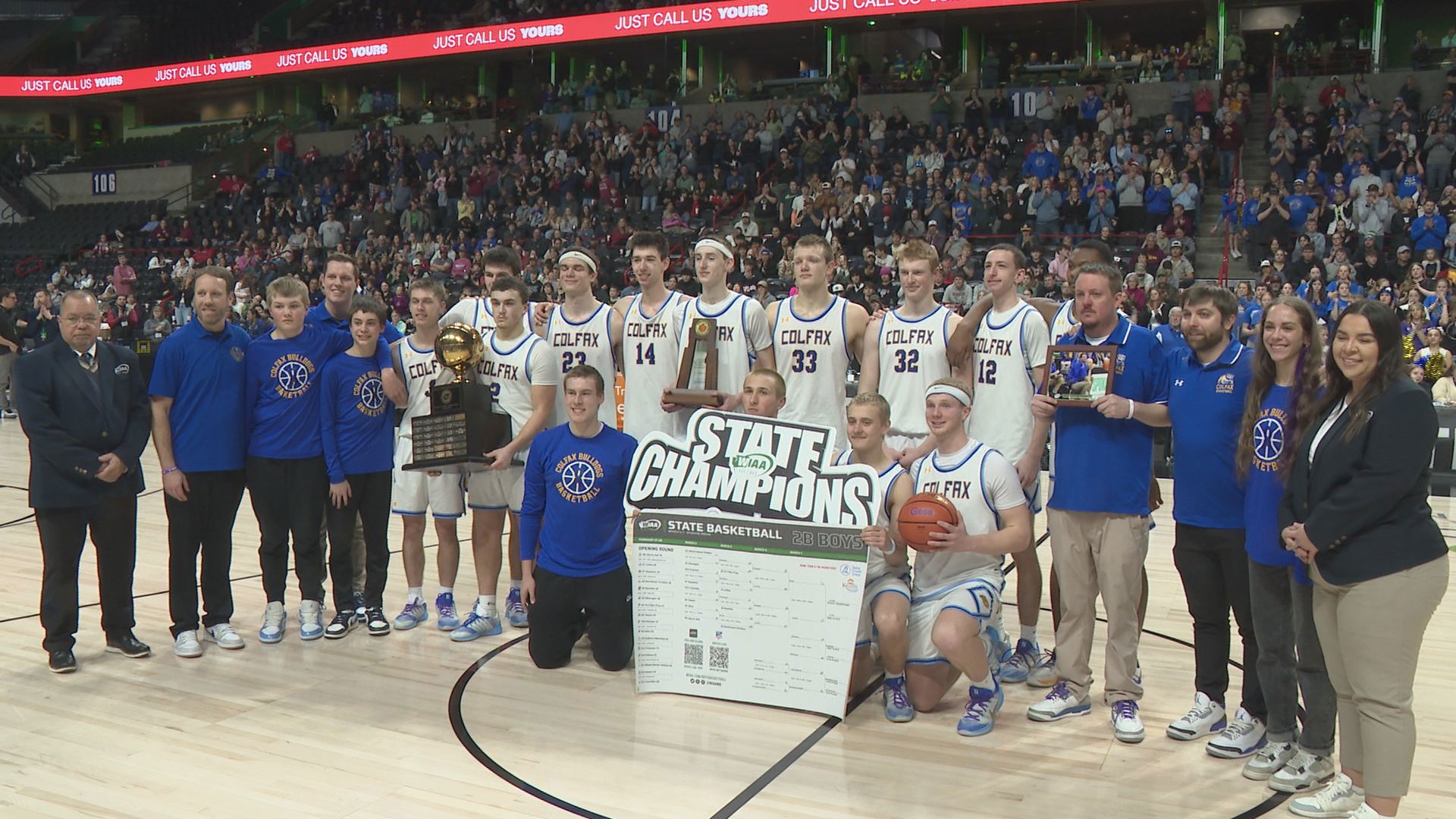 Colfax boys cap undefeated season with second state championship in ...