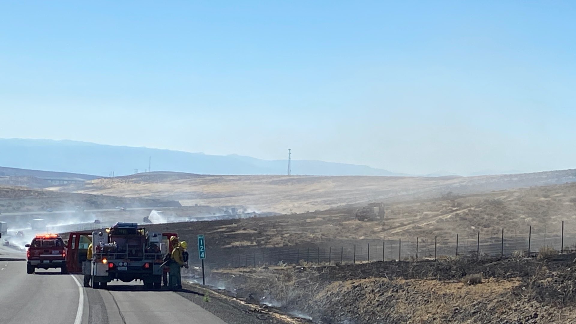 Westbound I-90 reopen at Vantage Bridge due to wildfire | krem.com