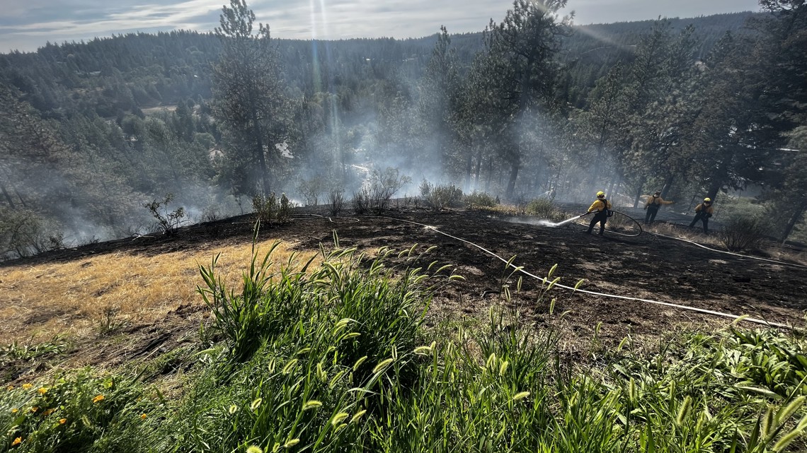 Fire crews responding to fire near Peaceful Valley | krem.com