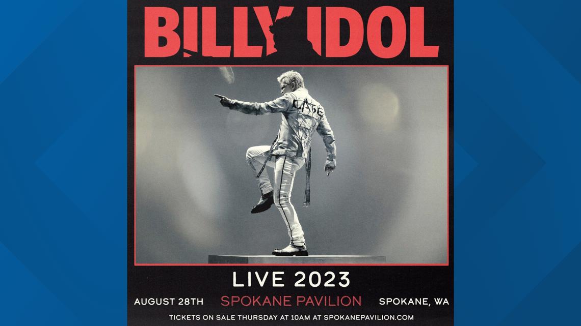 Billy Idol announced tour to Spokane in August | krem.com