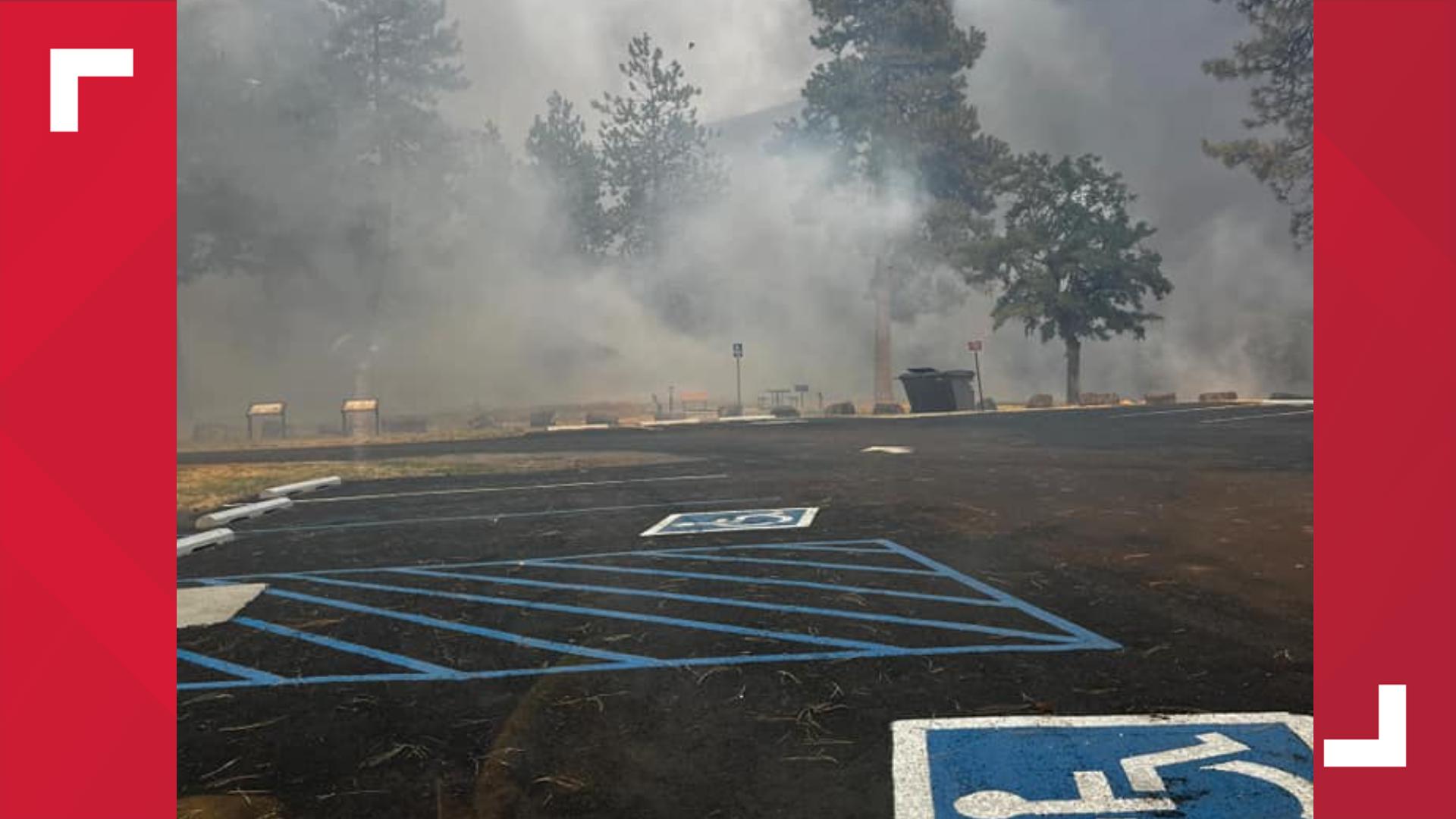 State Highway 3 near Lewiston shut down due to fire | krem.com