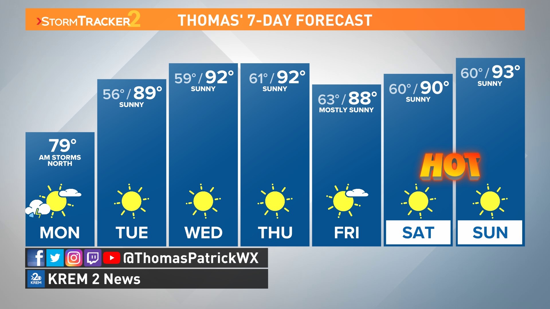 Spokane Weather on KREM in Spokane | krem.com