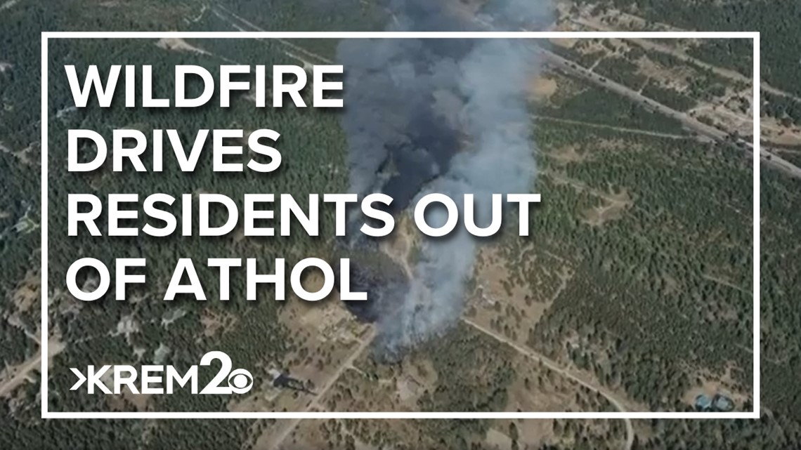 Evacuations downgraded to Level 1 for wildfire burning in Athol | krem.com