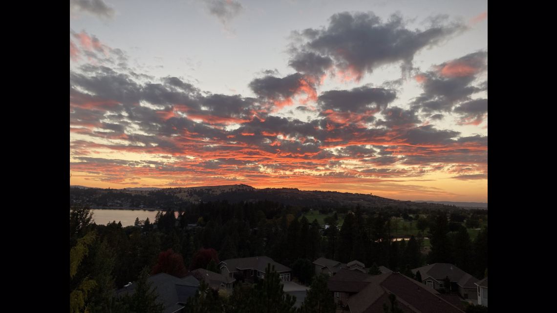 Why Friday's sunrise in Spokane was so gorgeous | krem.com