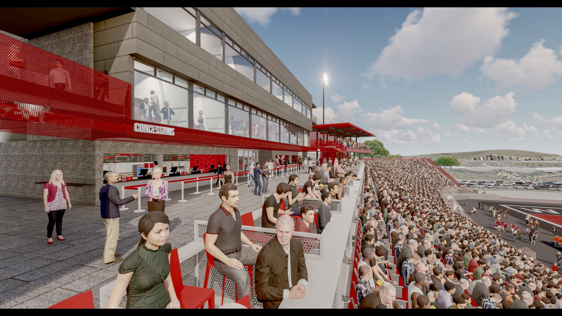EWU releases renderings of renovations to football stadium | krem.com