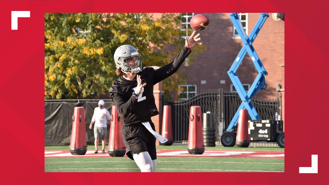 WSU QB Cammon Cooper plays well in first team scrimmage | krem.com