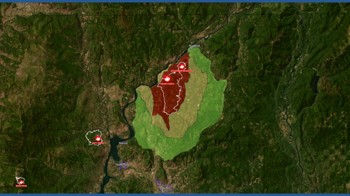 Stevens County fires prompt multiple evacuations | krem.com