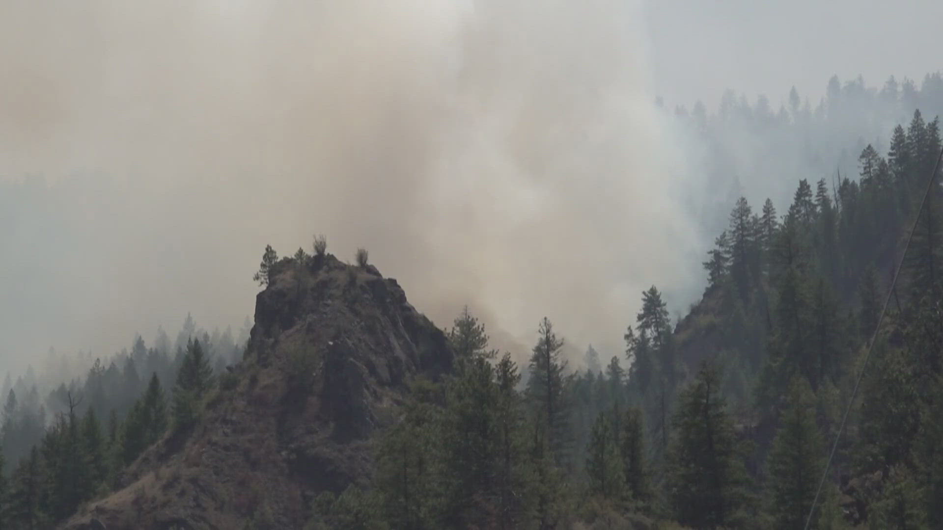 Sunset fire burning near Athol, Idaho, grows to estimated 3,200 acres ...