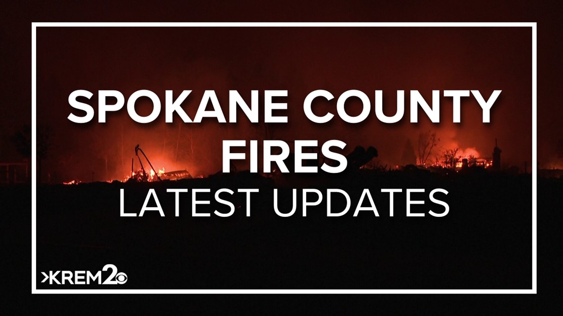 Spokane County Wildfires | Latest updates on the Gray and Oregon Road ...